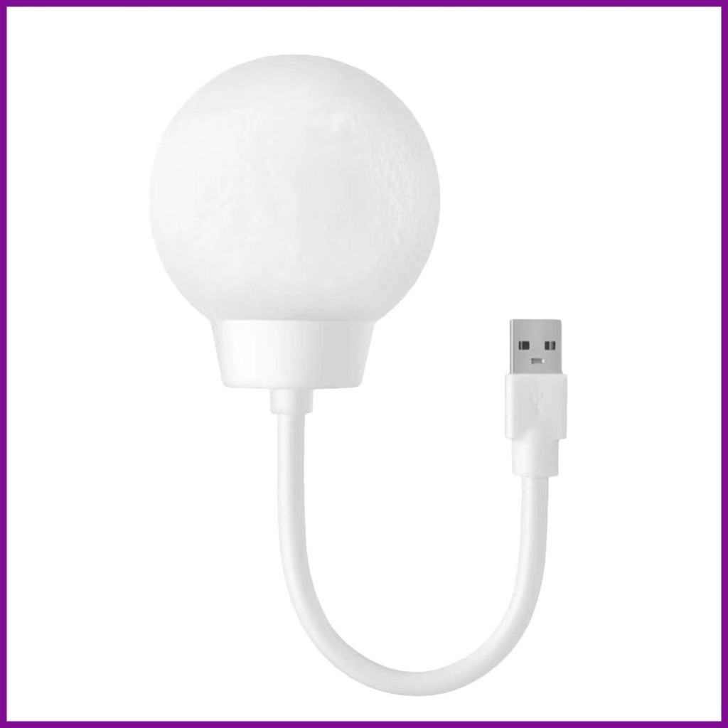 Moon Ball Light Moon LED Lamp Nightlight USB-Powered Voice Control with ...