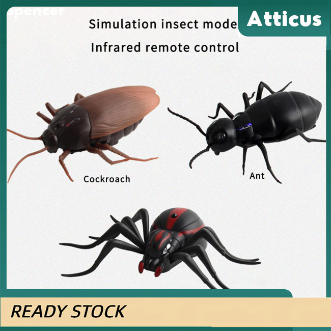 atticus Infrared Remote Control Electric Cockroach Toys Simulation ...