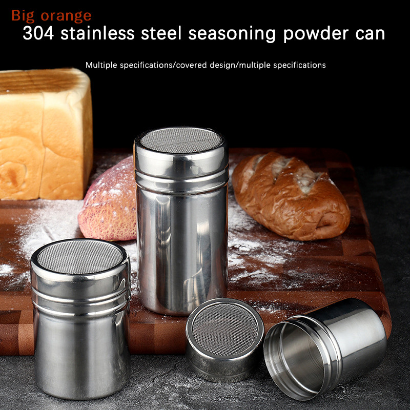 [Big orange] Stainless Steel Coffee Shaker Cocoa Chocolate Flour ...