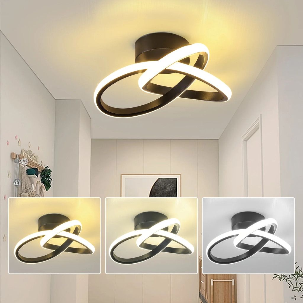 Modern LED Aisle Ceiling Light Three Colors Lamp Nodic Home Lighting ...