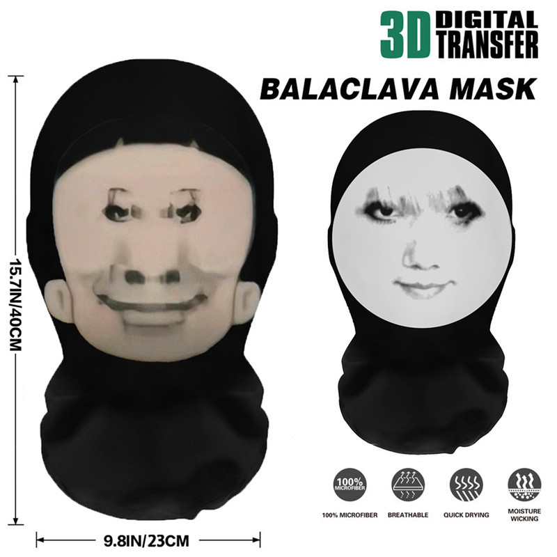 3D Printed Mask Funny Head Cover Mesh Mask Simulation Cosplay Costume ...