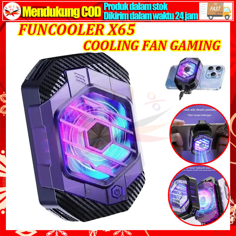 Funcooler X65 Cooling Fan Game Mute Funcooler Cooling Icing ...