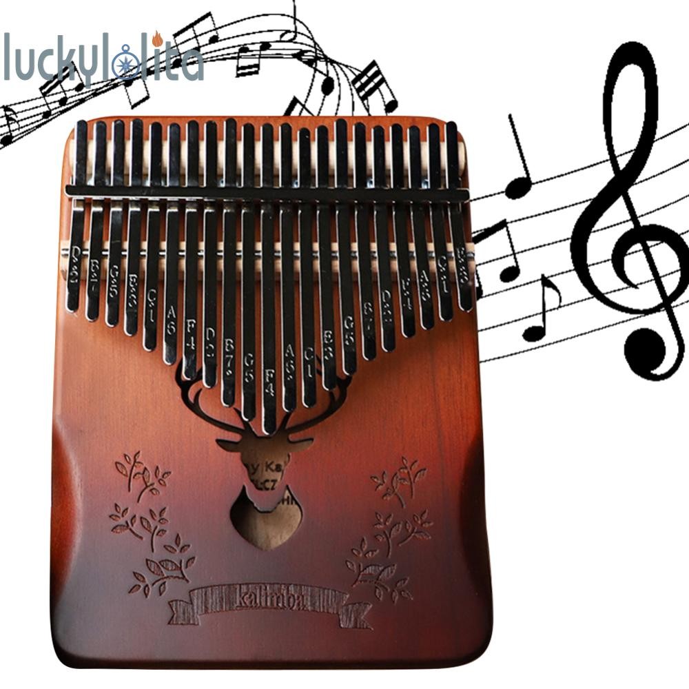 #A Kalimba 21 Keys Thumb Piano Portable Mbira Finger Piano for Beginner ...