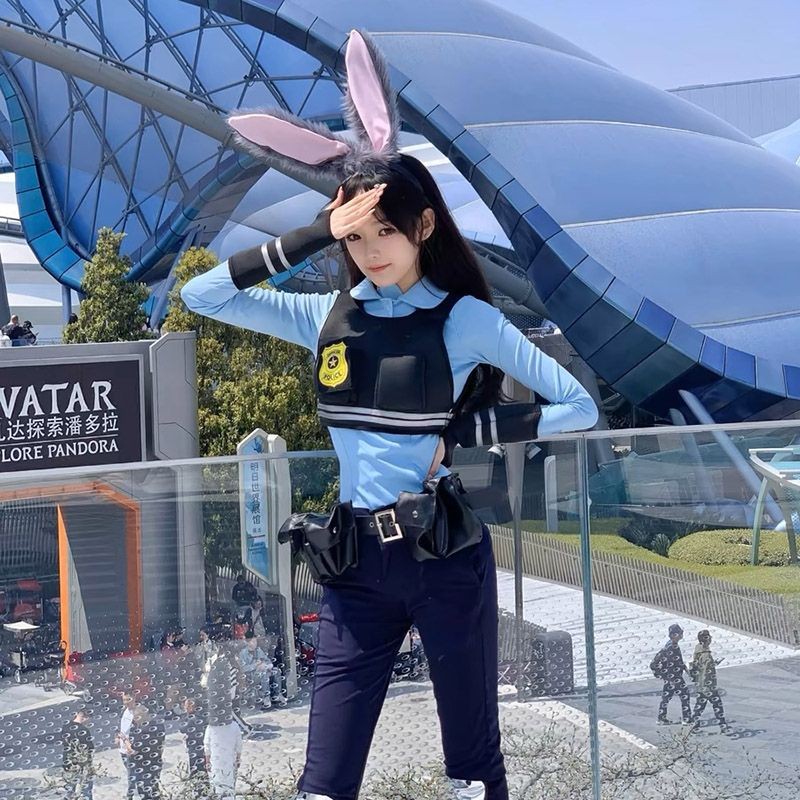 [Ready Stock] {Rabbit Police Officer} Judy cos Costume Female Style ...