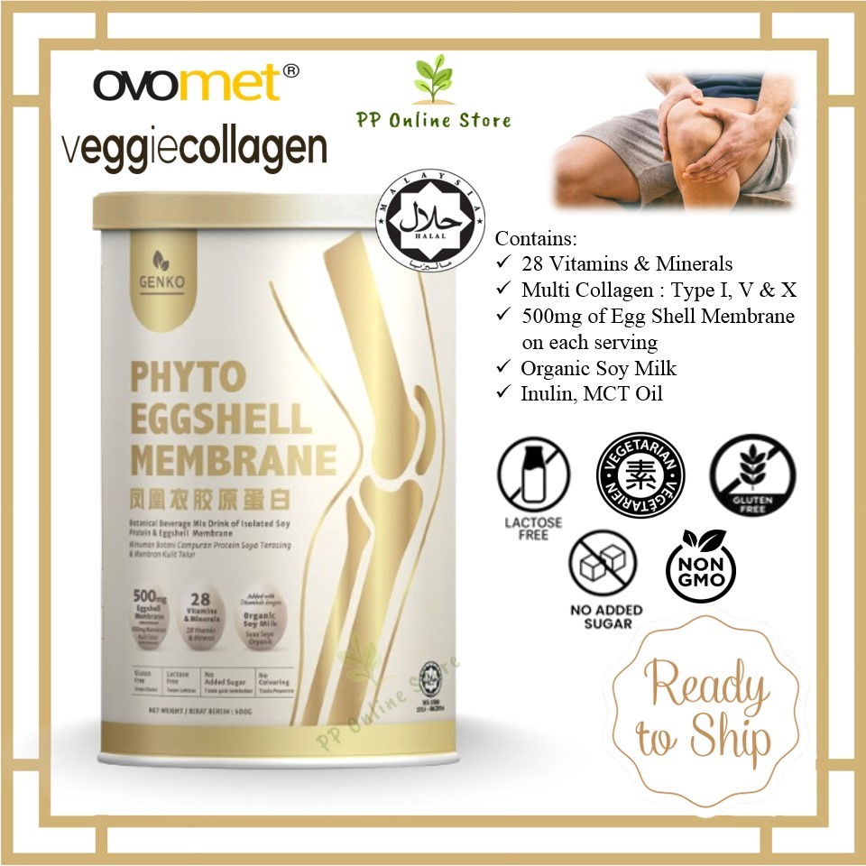 GENKO Phyto Egg Shell Membrane 凤凰衣素食胶原蛋白 | for Joint Pain Relief ...