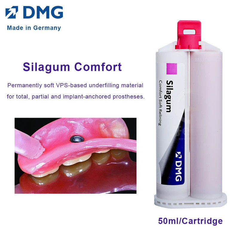 Dental Material DMG Silagum Comfort Soft Relining 50ml Cartridge ...
