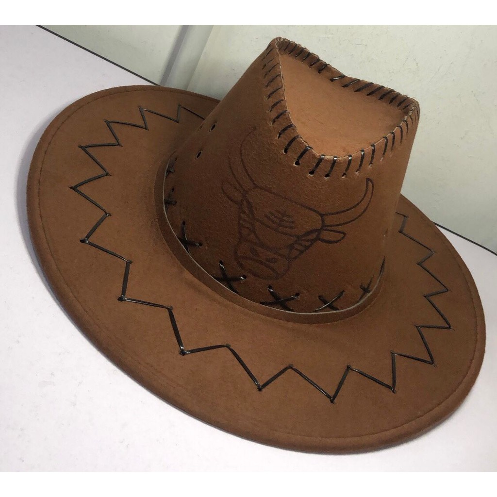Cowboy Hat Premium Topi Cowboy Party Wild West Western Travel Hat ...