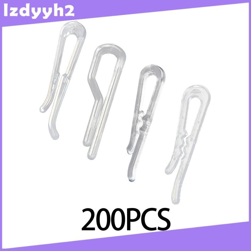 [LzdyyhacMY] 200 Pieces Clear Shirt Clips Transparent Clips, Clothes ...