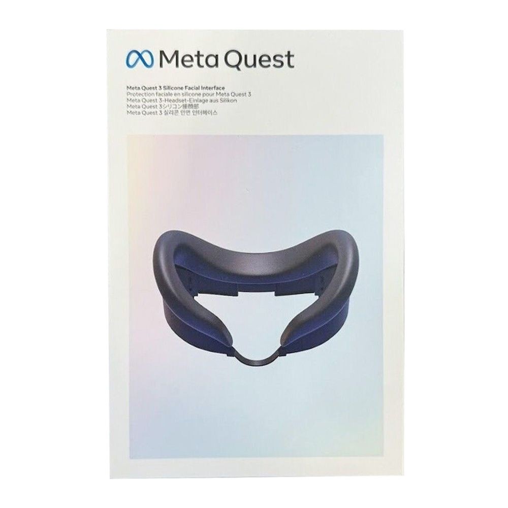 Meta Quest 3 Silicone Facial Interface (Black), 899-00590-01 | Shopee ...