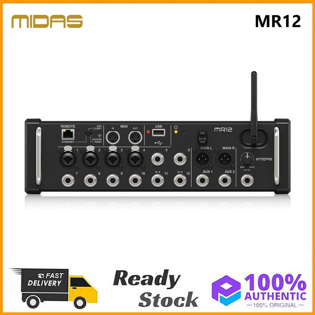 Original Midas MR12 12-channel Digital Guitar Mixer | Shopee Malaysia