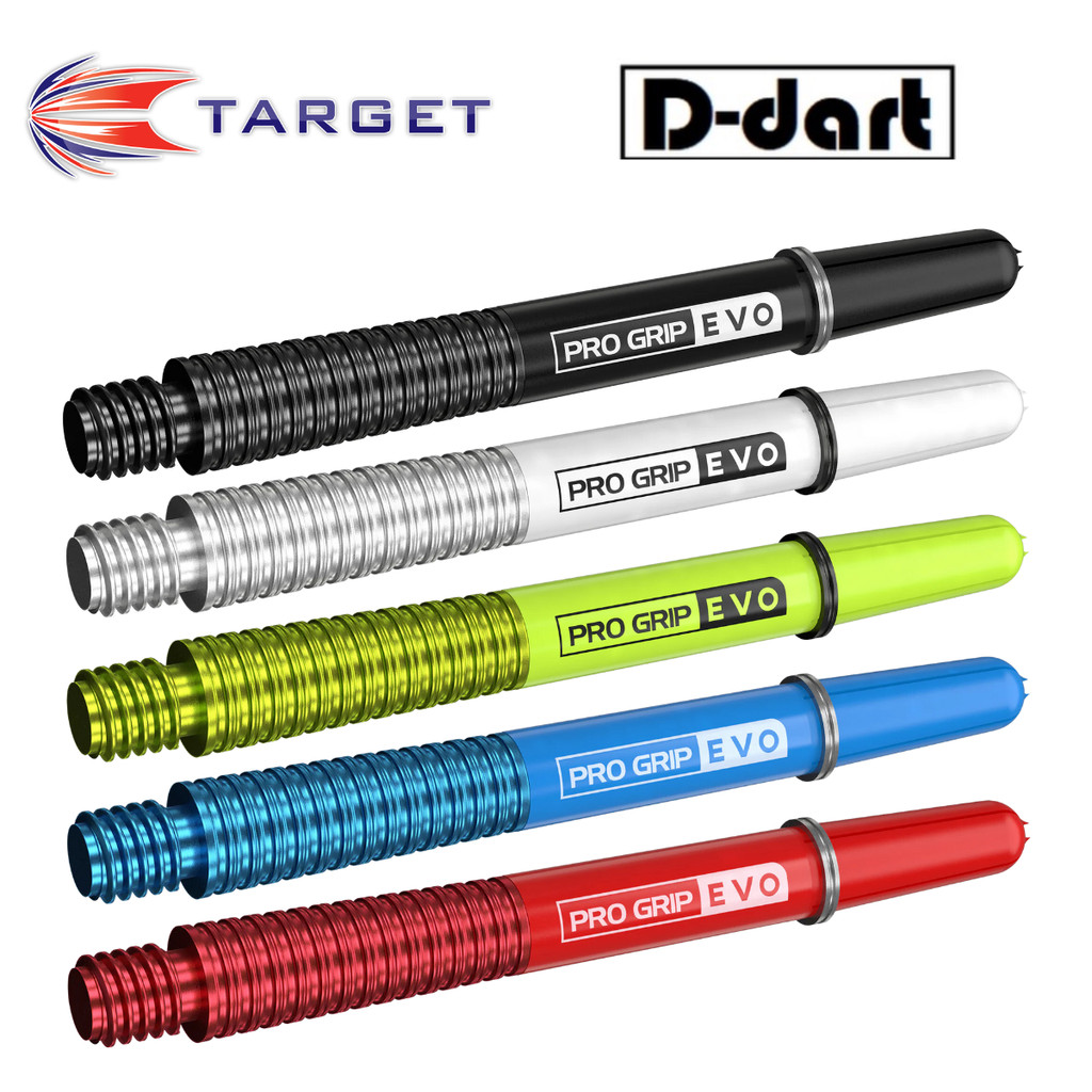 TARGET DART SHAFTS - PRO GRIP EVO DART SHAFT/STEM 1 SET/3 SHAFTS ...