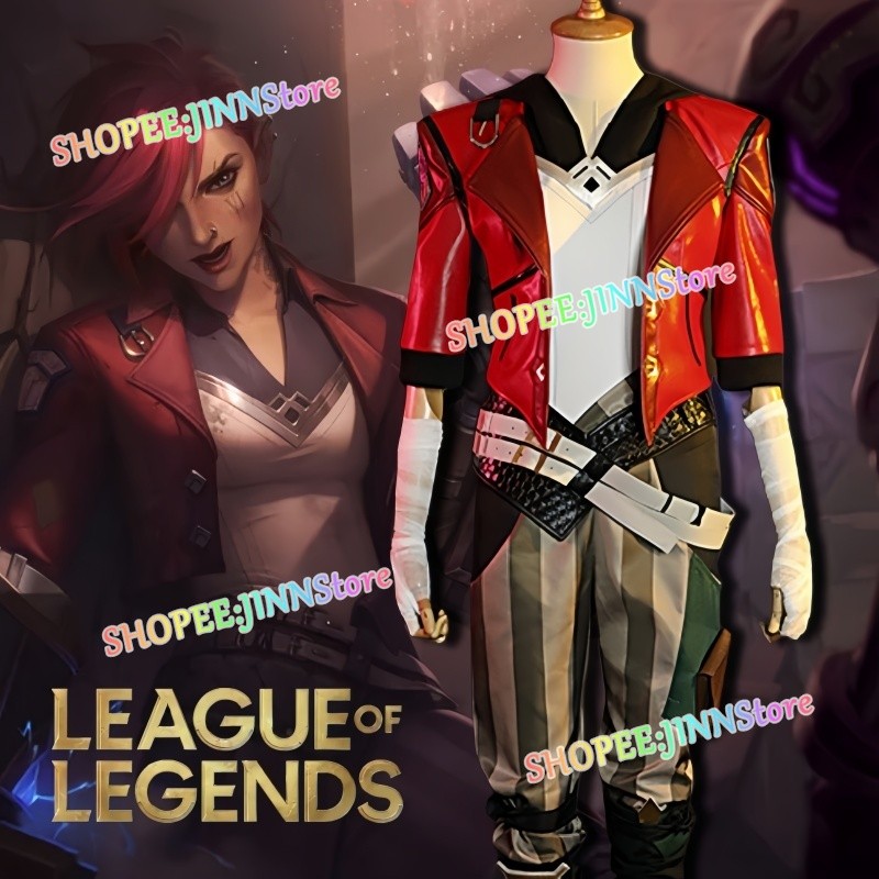 - JINN - League of Legends VI Cosplay Costume LOL Movie Arcane VI ...