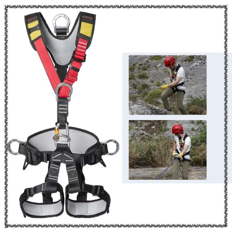 [MCA] Professional Rock Climbing Harness Full Body Removable Gear Fall ...