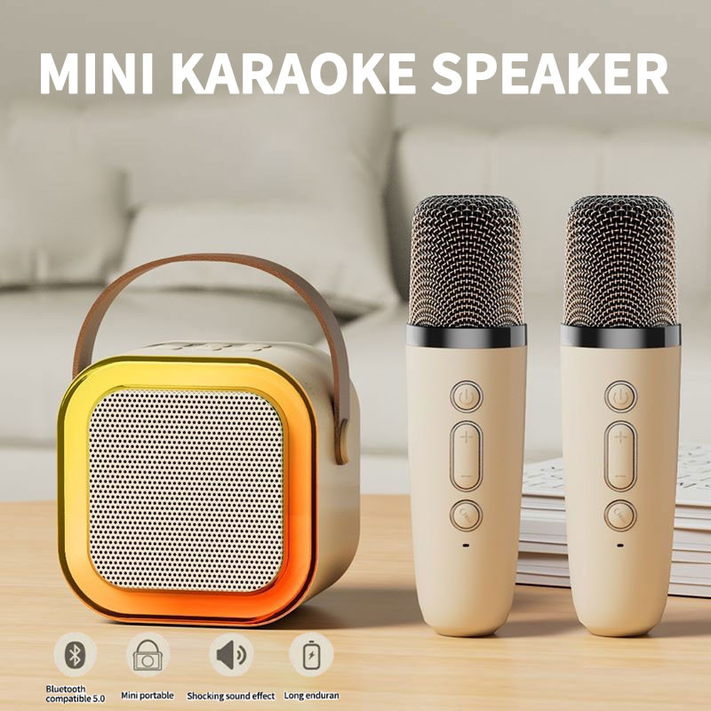Mini karaoke K12 wireless speaker bluetooth microphone home KTV ...