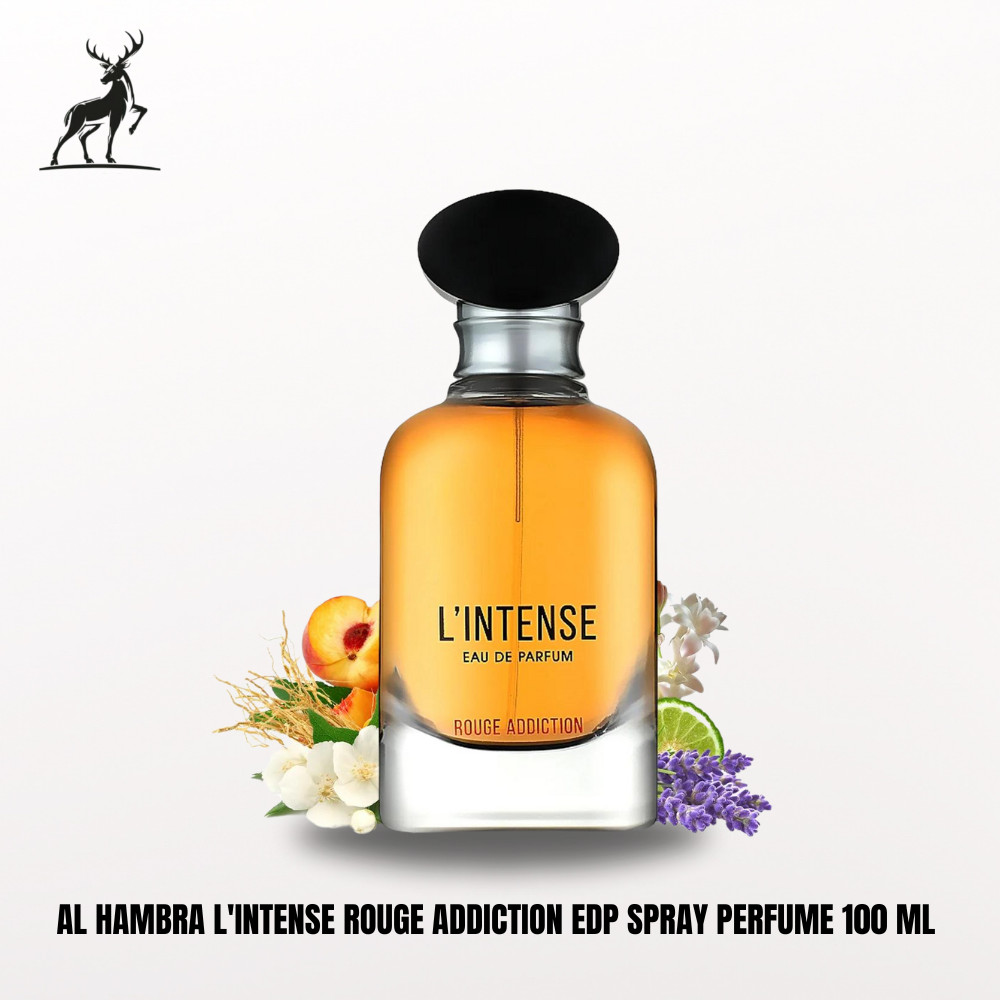 Alhambra L'intense Rouge Addiction EDP Spray Perfume 100 ML unisex ...