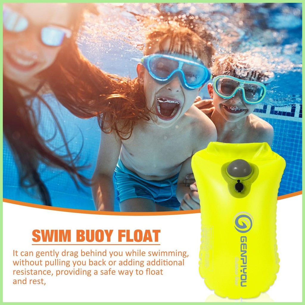 Swim Buoy for Open Water Bubble Swim Float Life Buoy Swim Buoy Safety ...