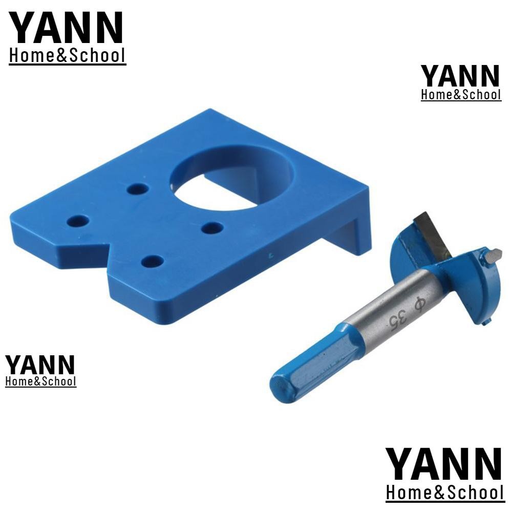 YANN Square Hinged Hole Positioner Set, Silver Abs 35mm Concealed Hinge ...