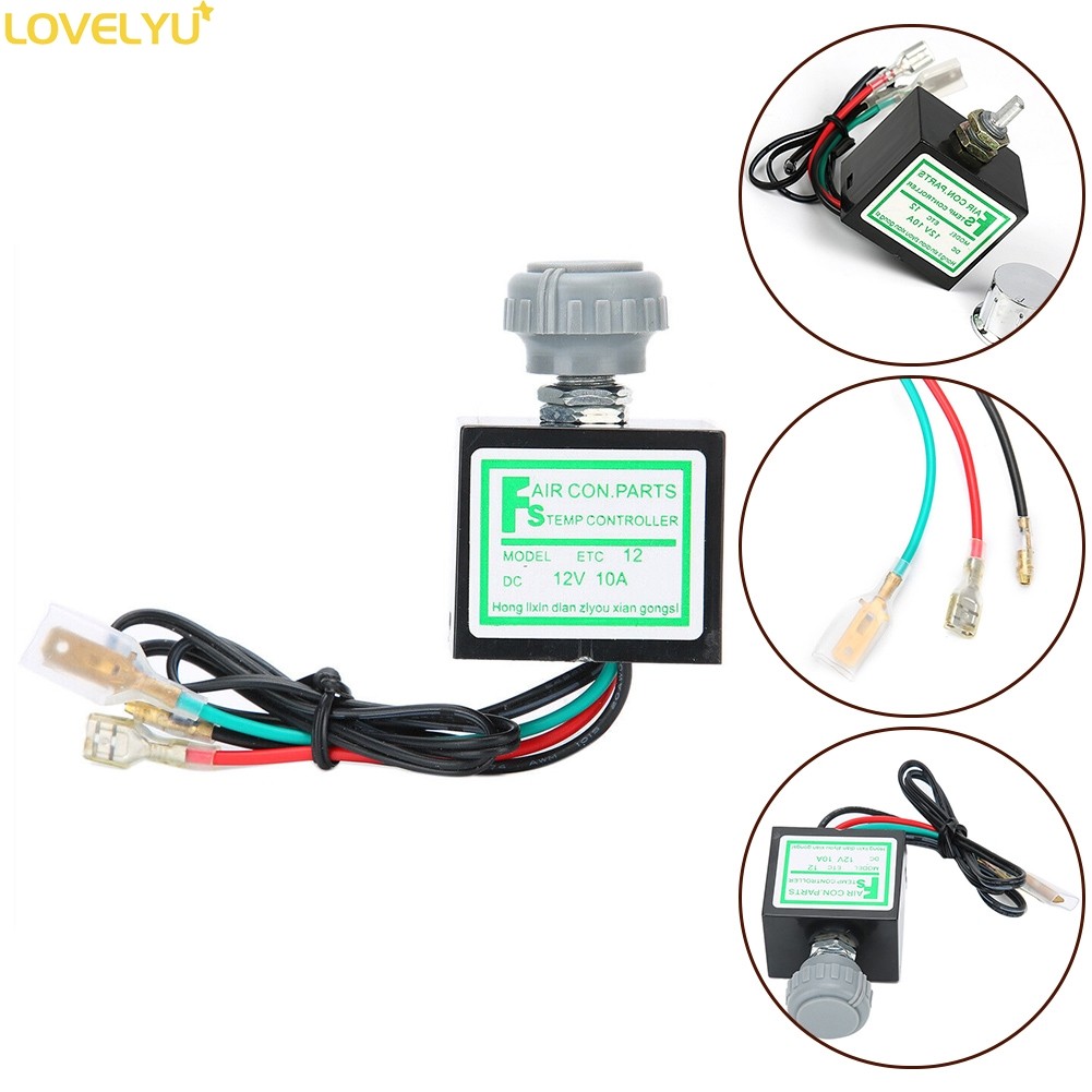 hot| 12V 10A Car Air Conditioner Electronic Thermostat Switch ...