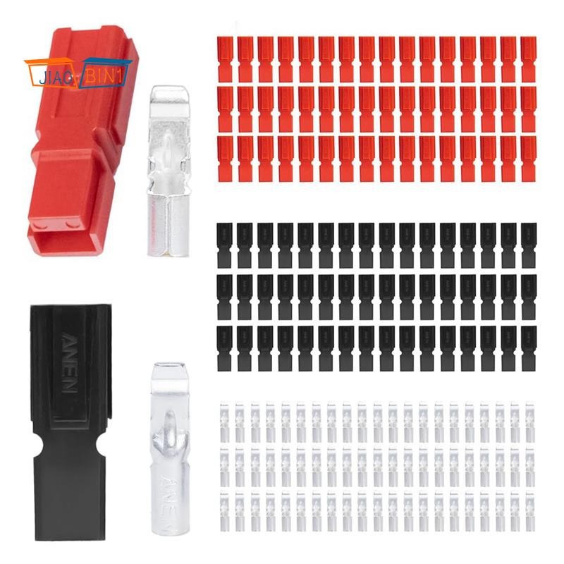 60 PCS 15A/30A/45 Amp Power Connectors Assortment Kit, Anen Power Pole ...