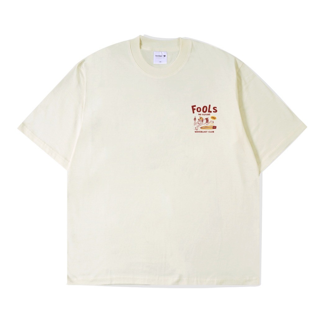 S-5XL Readystock Waveblast Oversize T-Shirt Fools Broken 100% Cotton ...