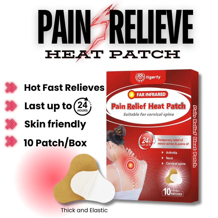 10Pc Deep Heat Elastic Stretchable Joint Pain Relieves Heat Patches for ...