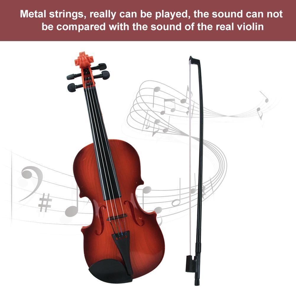 Acoustic Violin Toy Adjustable String Simulation Musical Instrument Kid ...