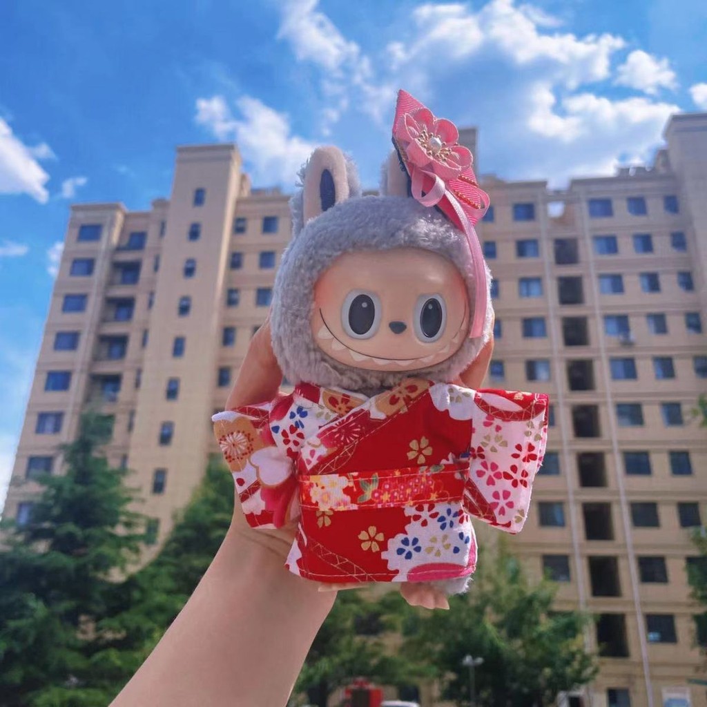 Ready Stock 17cm Baby Clothes Cotton Doll Cute LABUBU Baby Clothes Doll ...