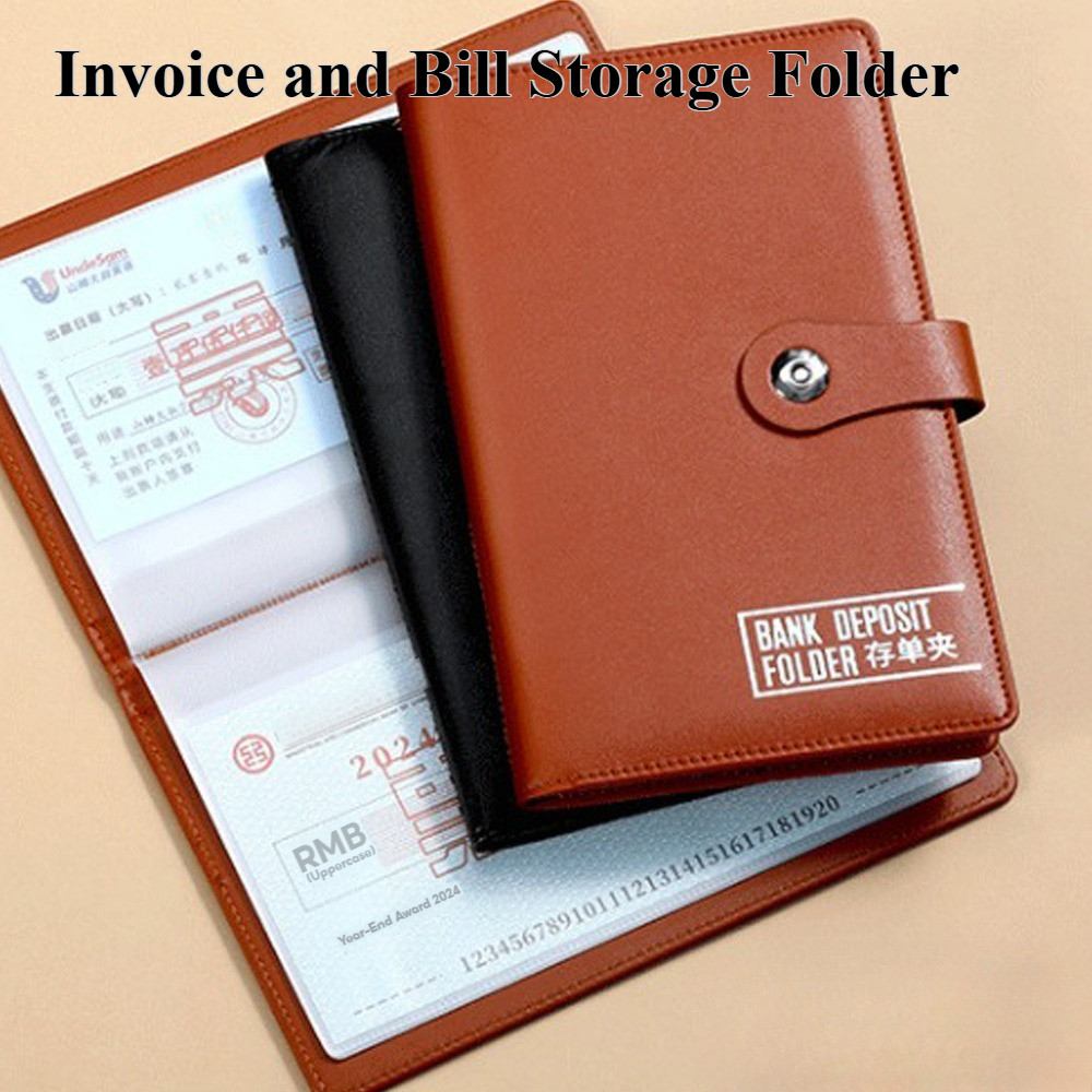 Deposit Certificate Invoice Storage Collection Book Bill Storage Check ...