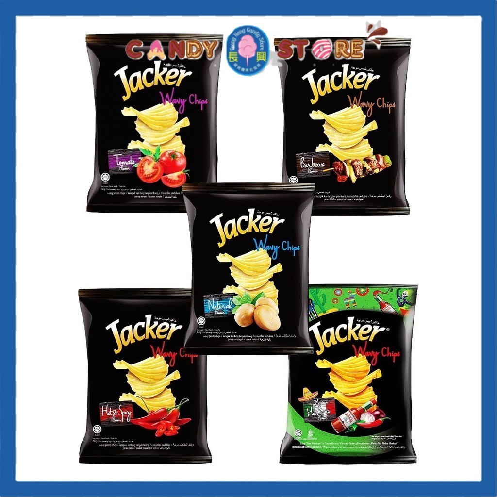 60gm Jacker Wavy Chips HALAL | Shopee Malaysia