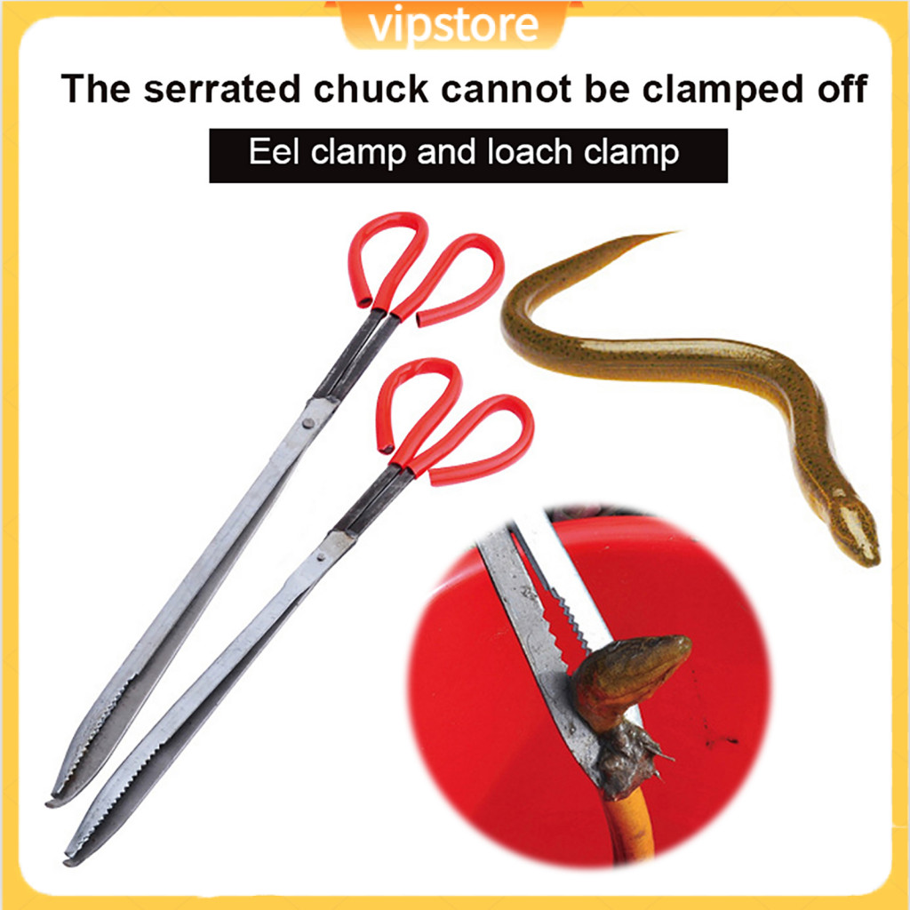 (VIP) Rubber Handle Eel Tool Eel Clip with Ergonomic Handle Long Handle ...