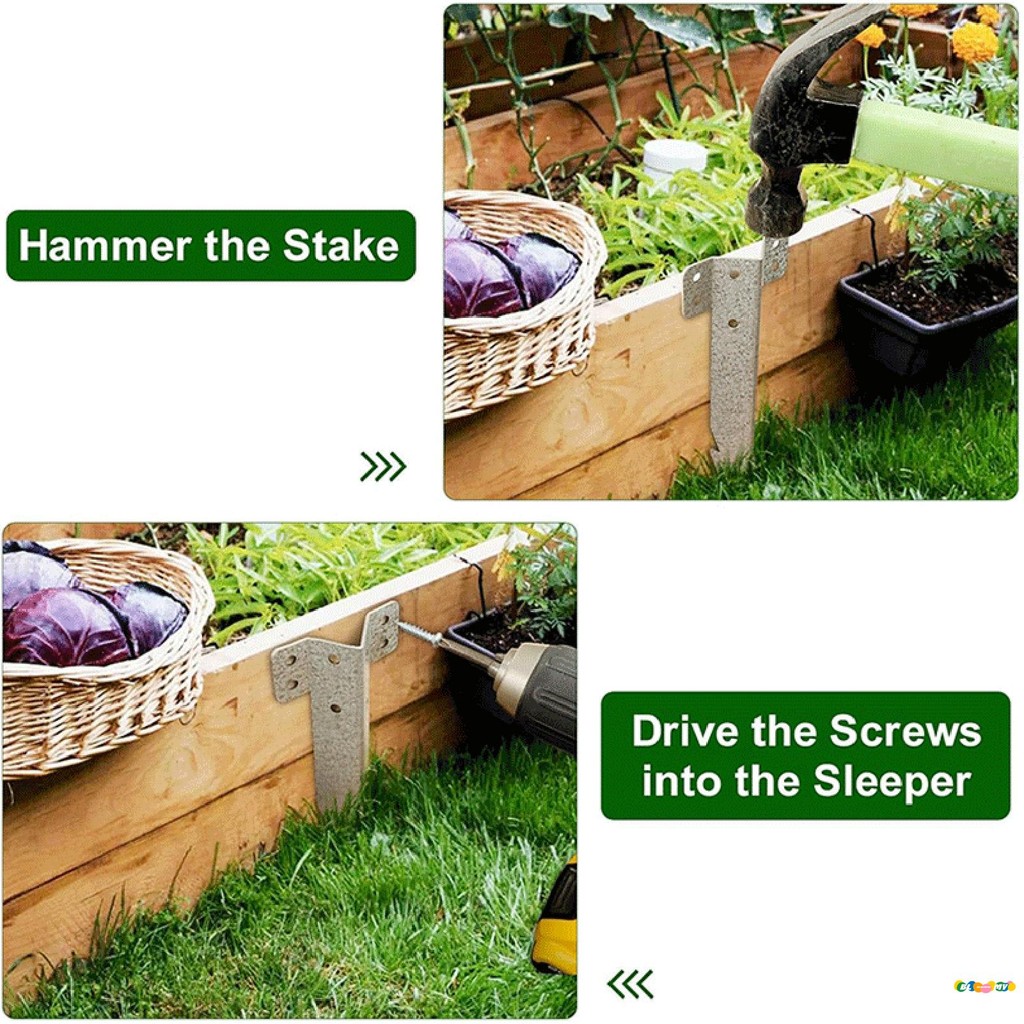 Metal Garden Fence Posts Rust-Free Pressure-Treated Cedar Posts for ...