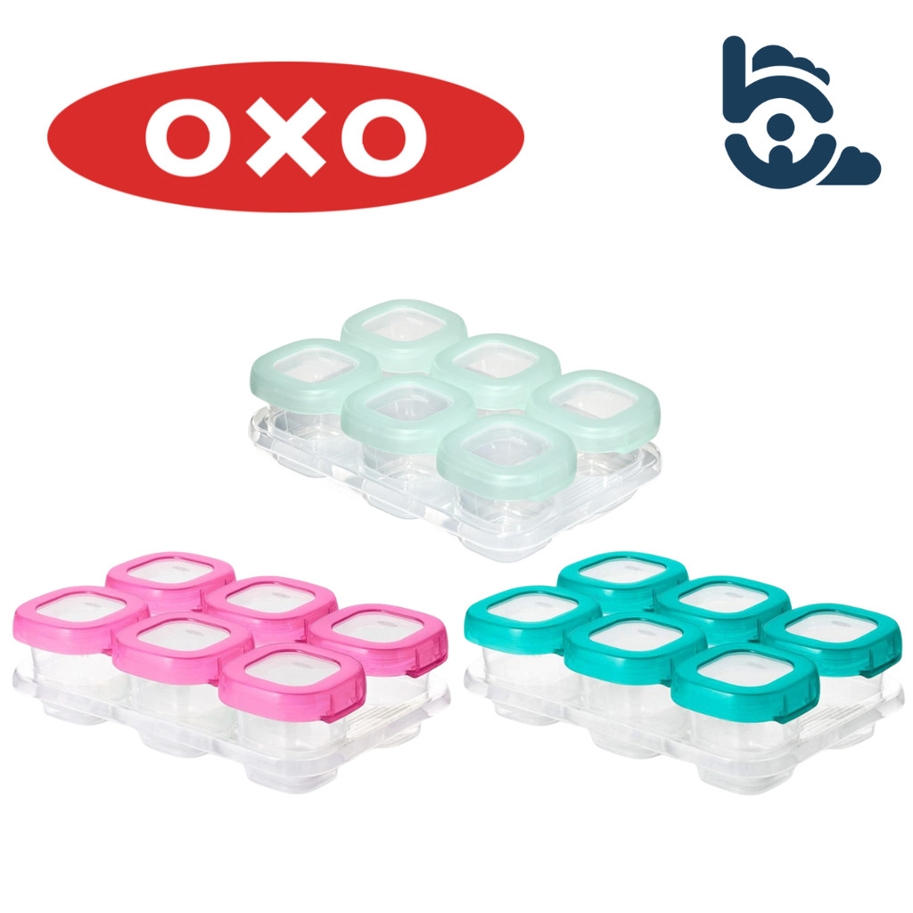 OXO Tot Baby Blocks Freezer Storage Containers (2oz/60ml) | Shopee Malaysia
