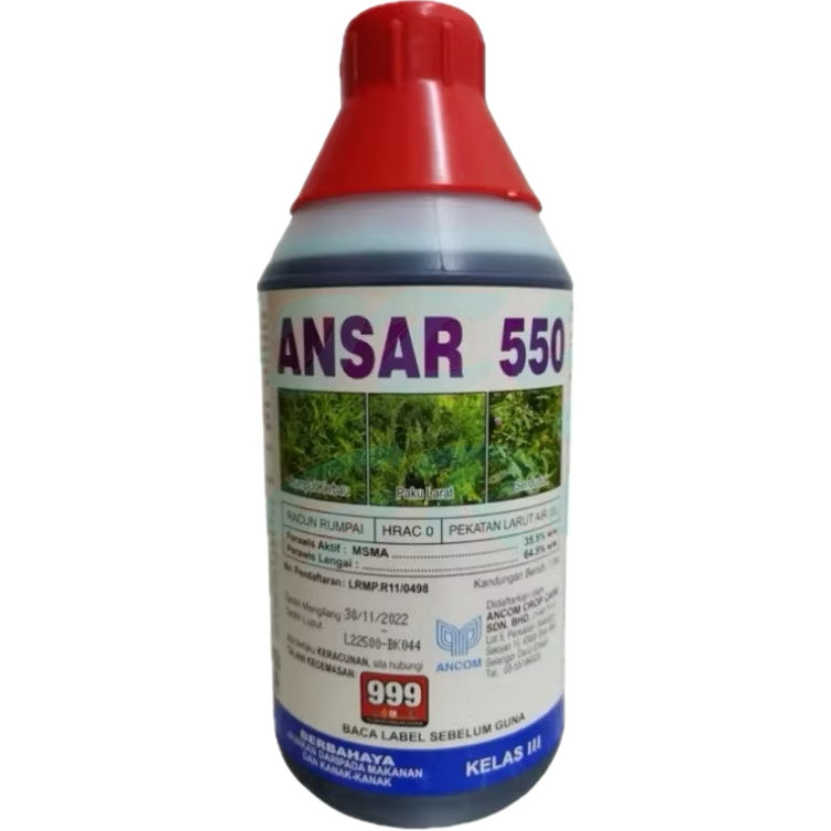 ANSAR 550 MSMA 35.5% 1 Liter Herbicide Weed Grass Killer Racun Rumpai ...