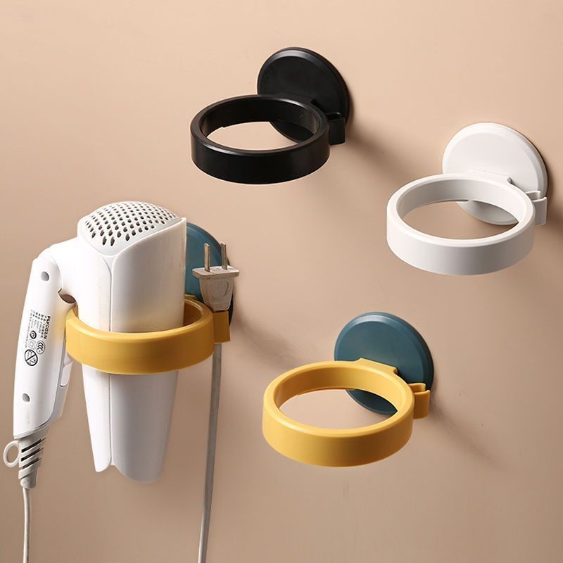 💨No Drill Hair Dryer Holder｜Bathroom Wall Organizer 🌊 Anti-Lembab ...