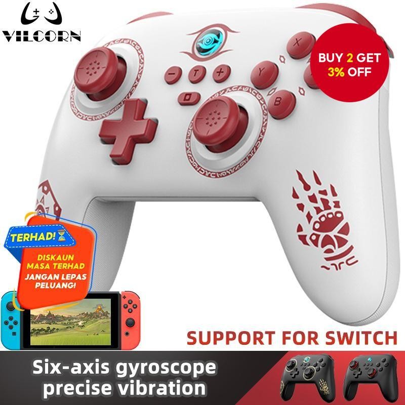 VILCORN Professional Wireless Controller for Nintendo Switch/OLED PC ...