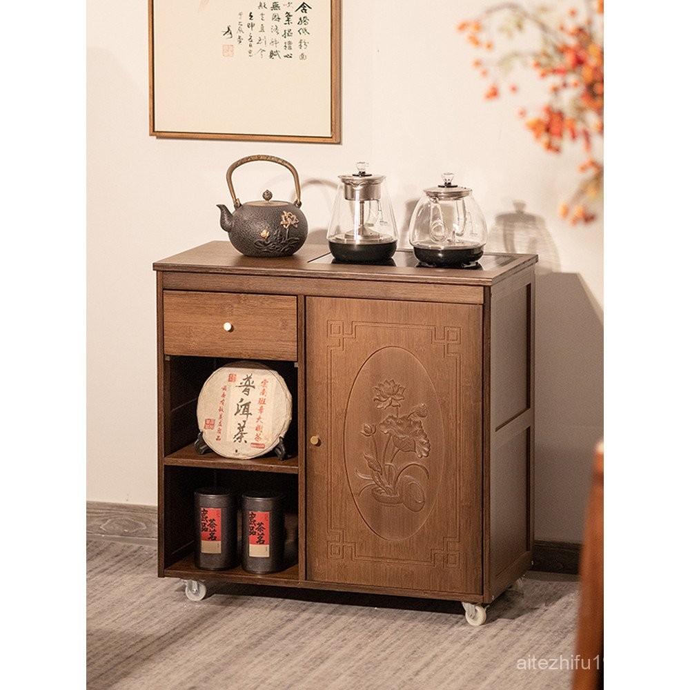 Movable Tea Cabinet Side Table Side Table Side Cabinet Tea Table Side ...