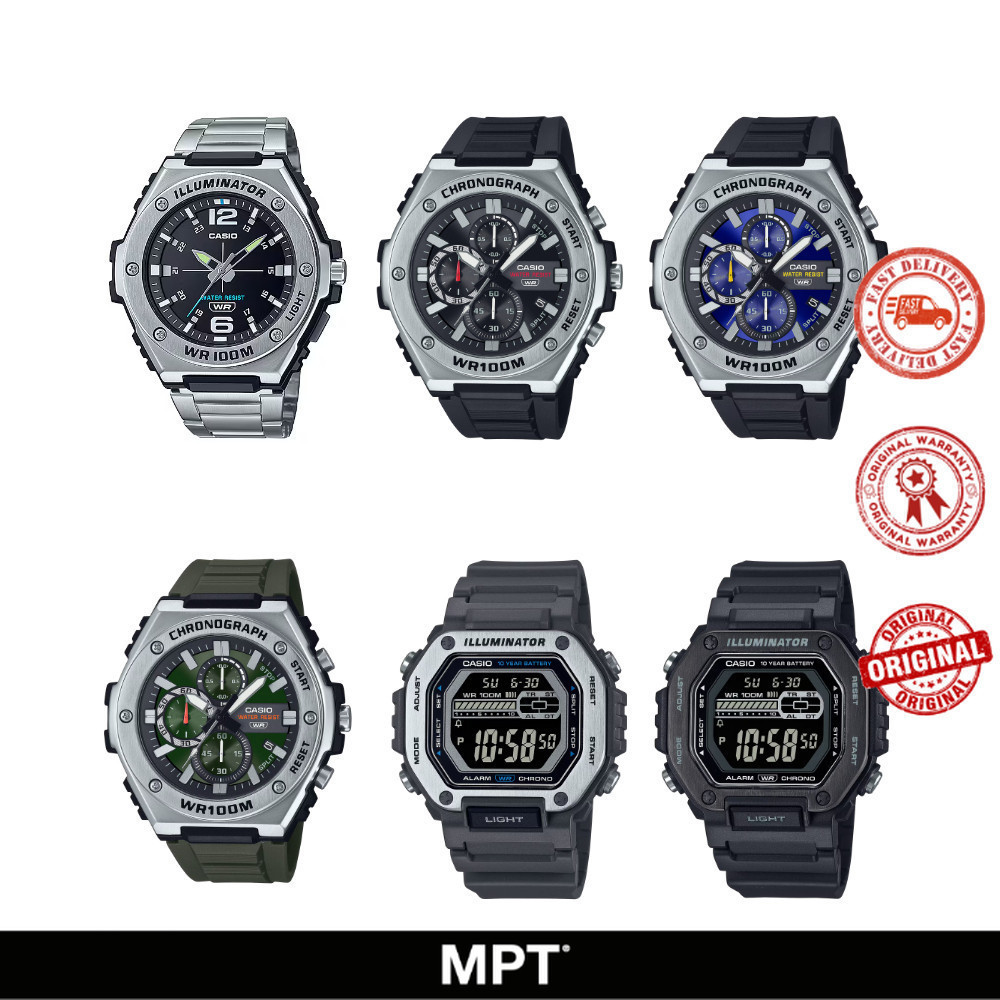 [OFFICIAL 1 YEAR WARRANTY] CASIO WATCH ANOLOG MEN COOL SERIES | Shopee ...