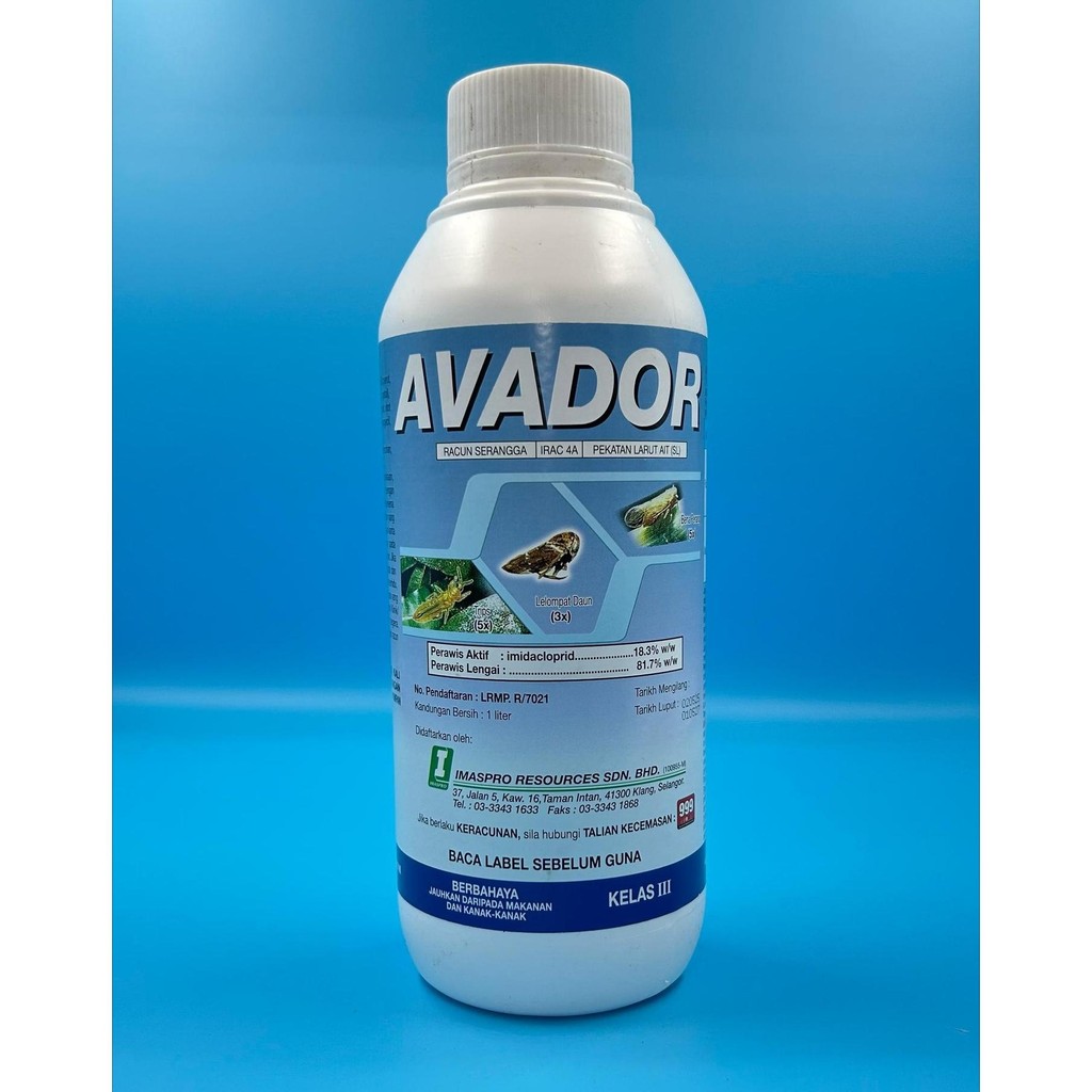 AVADOR 1Liter/Racun serangga Imidacloprid 18.3%/kutu trip/Bena perang ...
