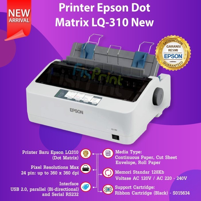 EPSON LQ310 PRINTER / OKI M1190 Plus Dot Matrix Printer (Print up 4 Ply) Similar LQ-310 | Shopee ...