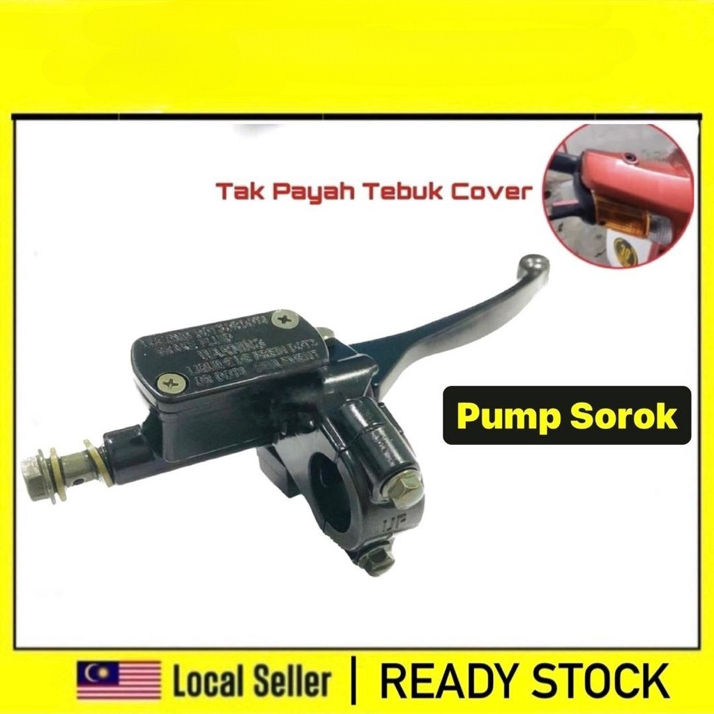 EX5 FRONT MASTER PUMP BRAKE KECIL (MODIFY) PNP EX5 MASTER PUMP RACING ...