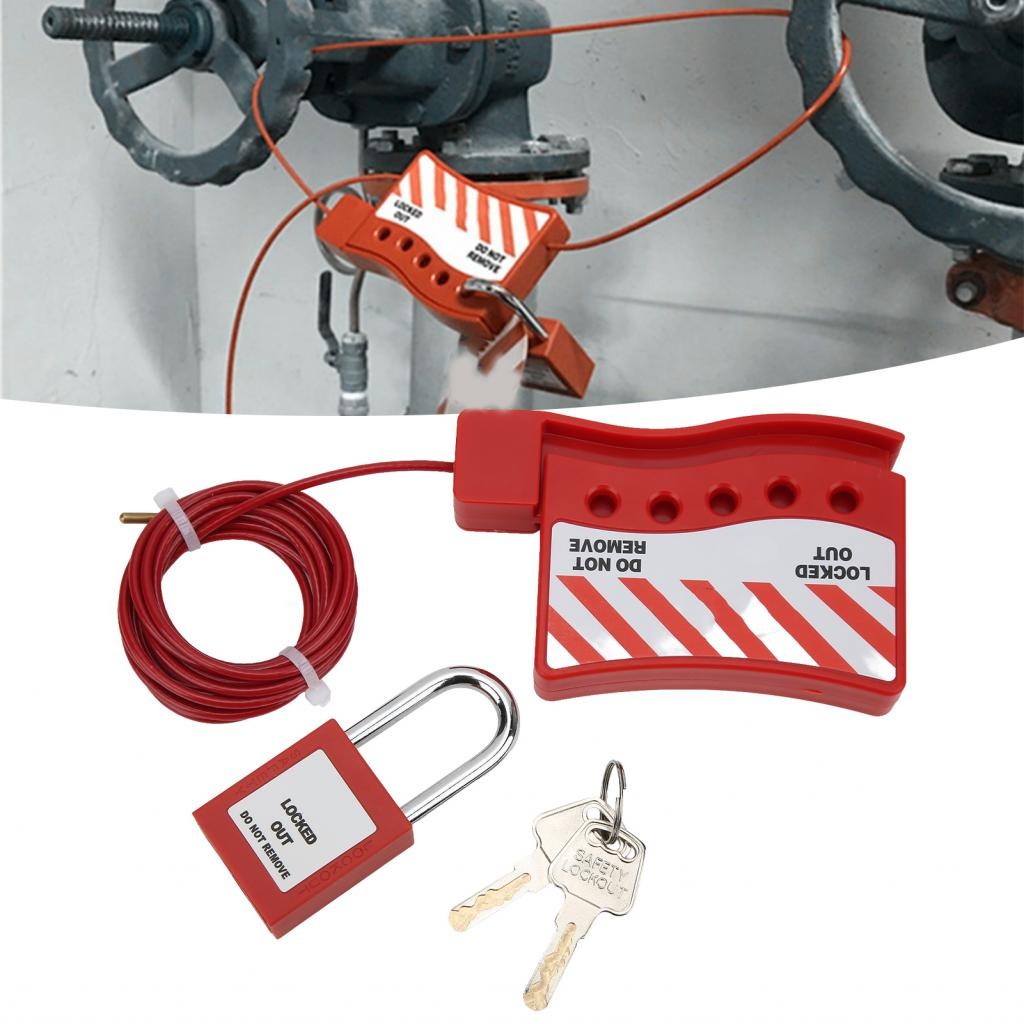 sakurabc-my Cable Lock Padlock Complete Kit Stainless Steel for ...