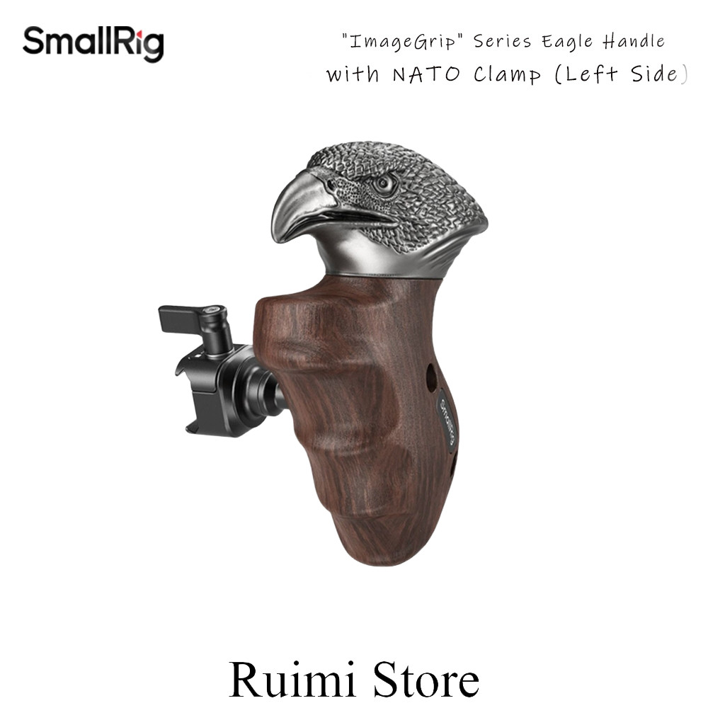[READY STOCK] SmallRig 4817 Left-Hand Side Handle – Ergonomic Smog Wood ...