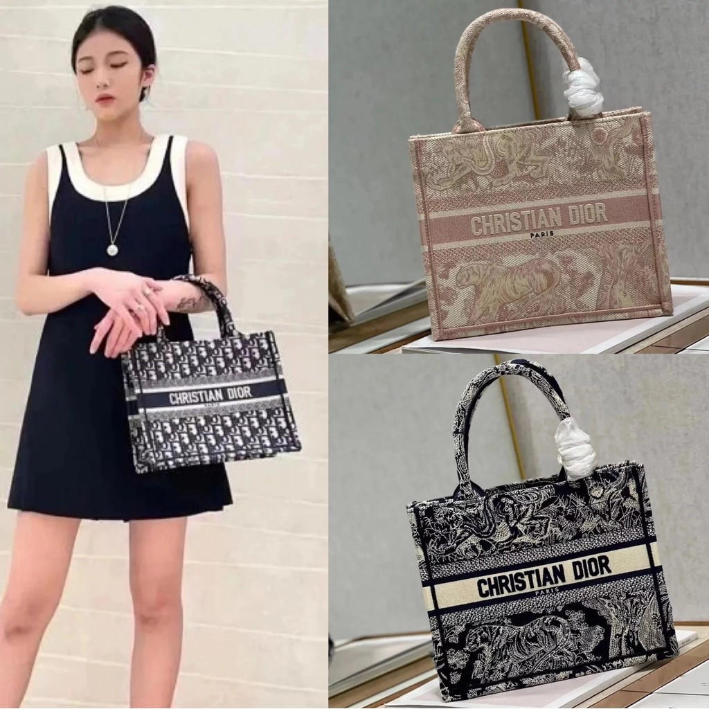 Dior Dior Tote Bag New Size Small book Tote Shopping Bag Handbag Mommy ...