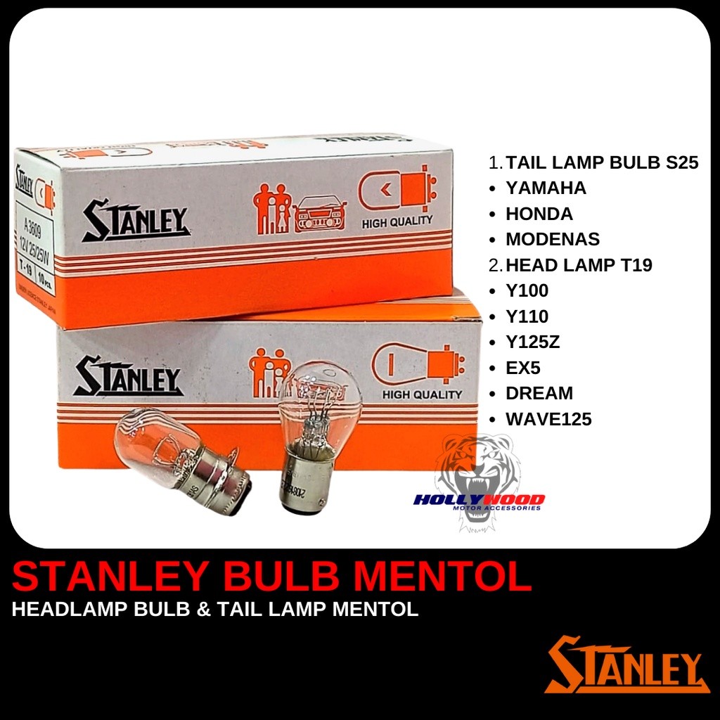 Stanley Head Lamp Bulb Mentol Lampu Depan Tail Lamp Bulb Mentol Lampu ...