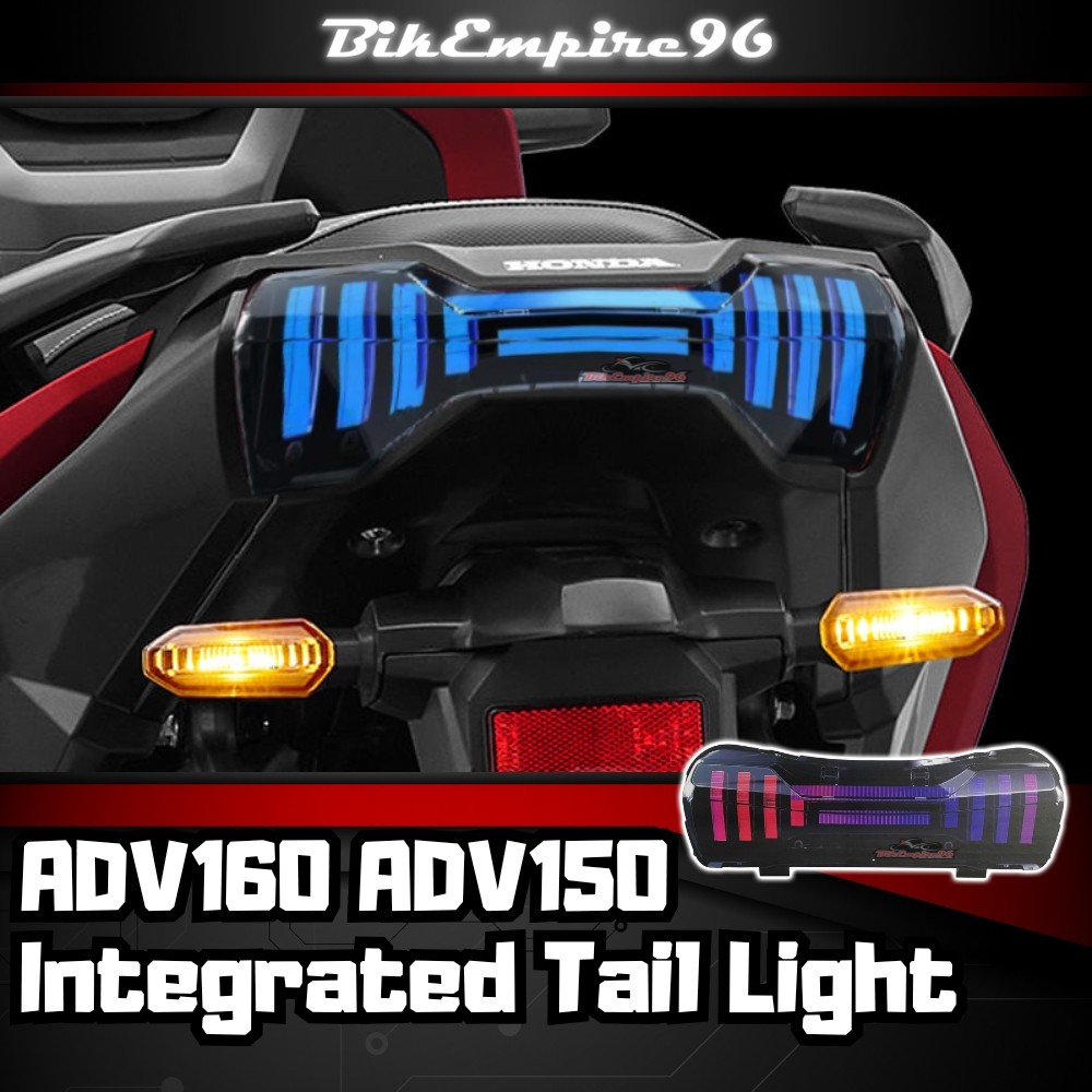 Honda ADV160 ADV150 Integrated Rear Tail Lamp Light Rainbow Color LED ...