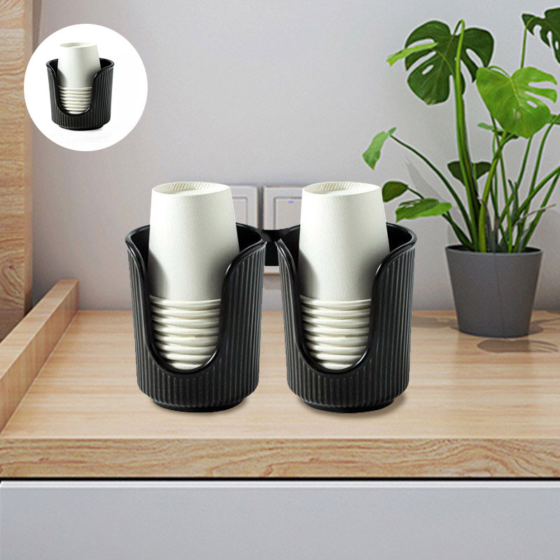Paper Cup Holder Coffee Shop Paper Cup Holder Display Rack Disposable ...