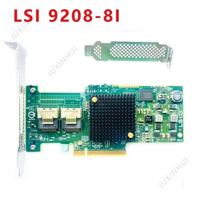 LSI 9208-8I ( 9207-8i ) PCI-E 3,0 HBA FW P20 mode for ZFS FreeNAS ...