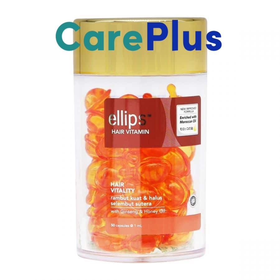 ELLIPS HAIR VITALITY WITH GINSENG AND HONEY OIL 50'S | Shopee Malaysia