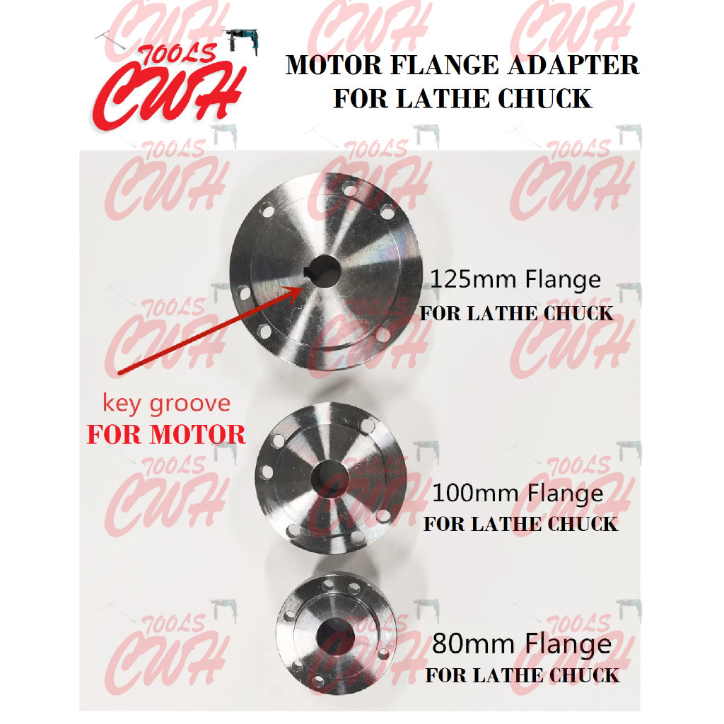 LATHE MACHINE MOTOR FLANGE COUPLING COUPLER ADAPTER ADAPTOR FOR LATHE ...