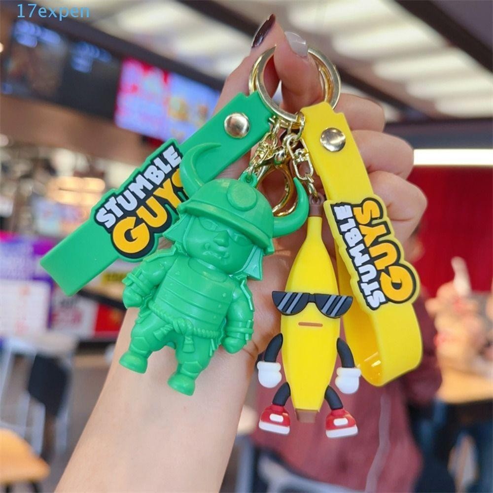 EXPEN Stumble Guys Keychain, Banana Person Lion Man StumbleGuys Doll ...